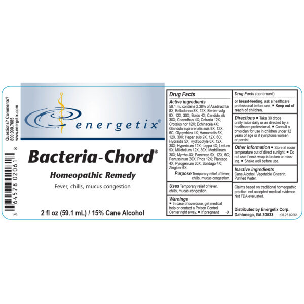 Bacteria-Chord® | Homeopathic Remedy | Energetix