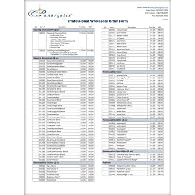 Order Forms | Energetix